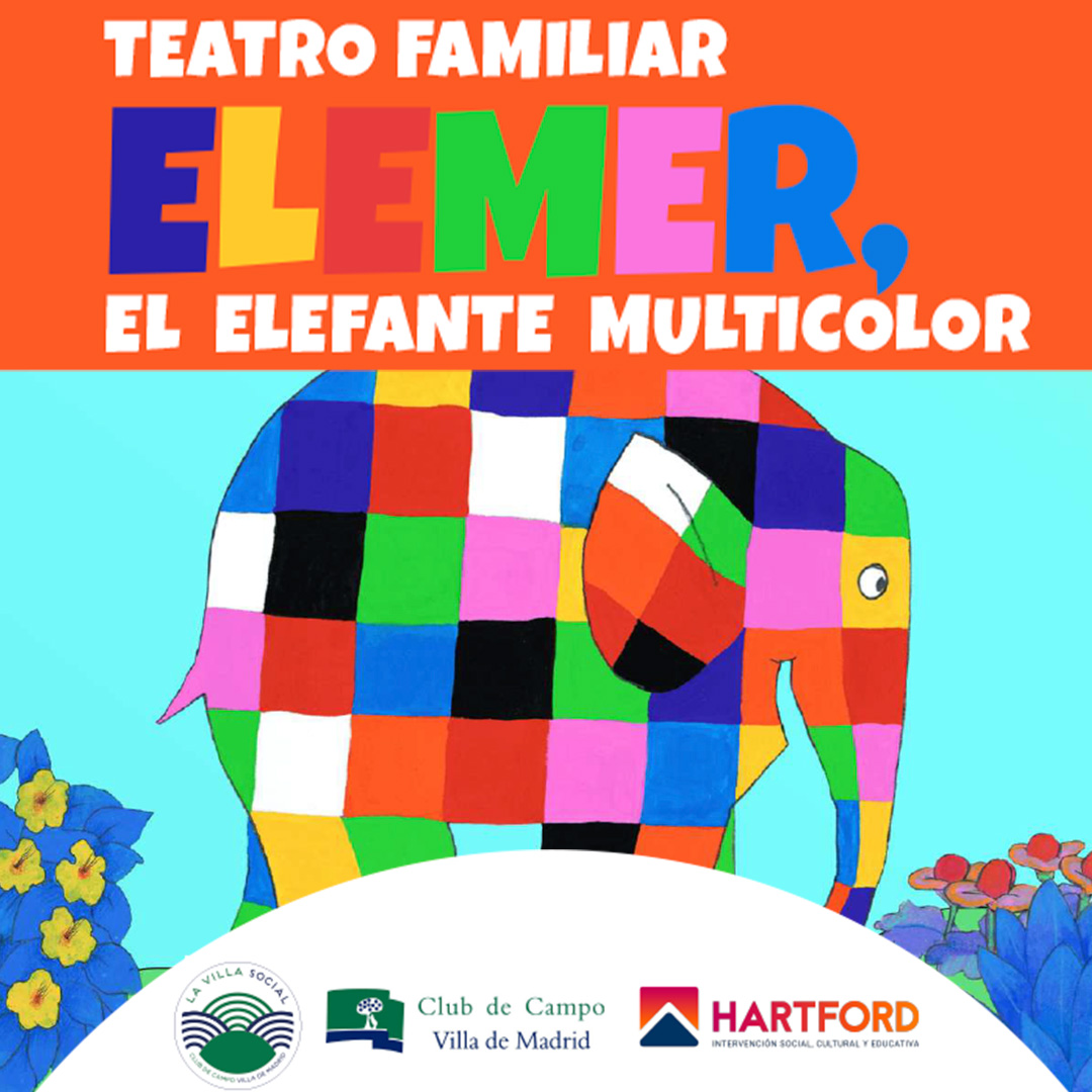 Elmer, el elefante multicolor llega al Club | Club de Campo Villa de Madrid